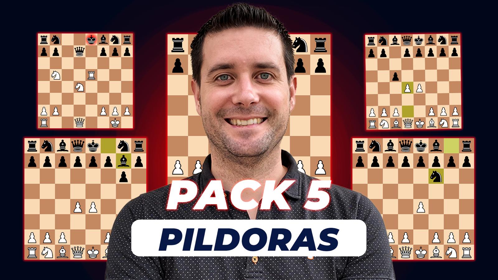 Pack Píldoras de Ajedrez 1-5 - GMSpiderIbarra
